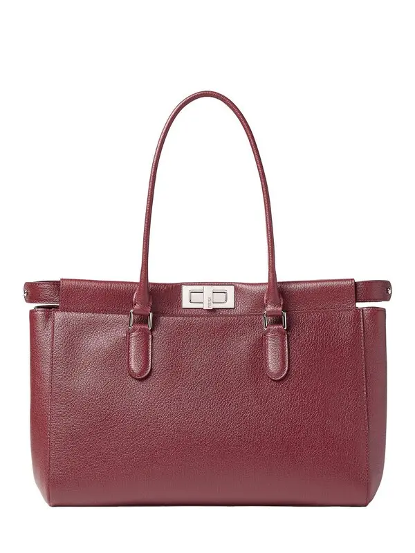 Fendi Peekaboo Small Tote - [red]